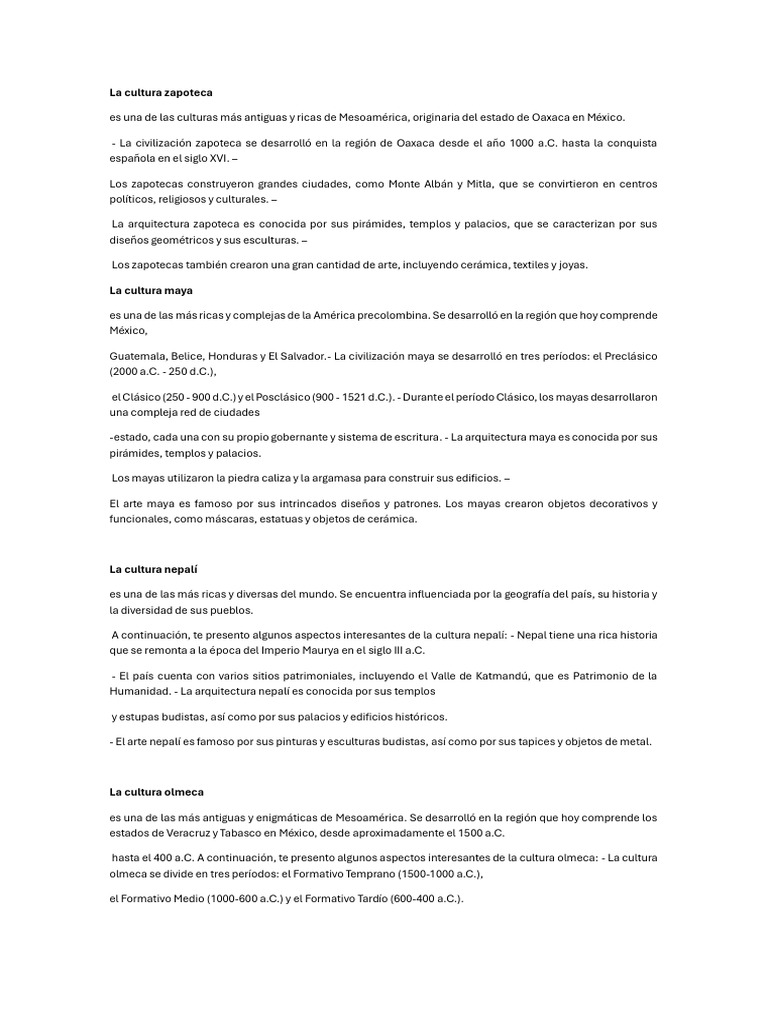 Cultura Elizabeth " | PDF | Civilización maya | Mesoamérica