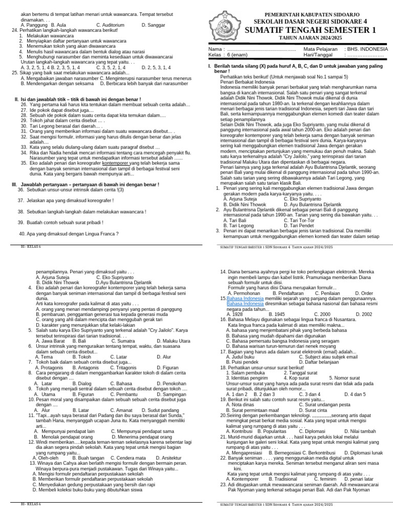 Penari Kontemporer Eko Supriyanto | PDF