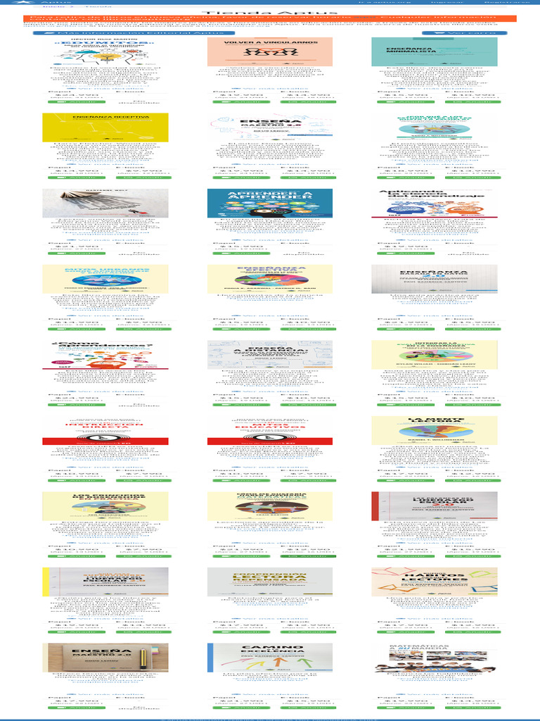 Aptus - Tienda en Línea | PDF | Enseñando | Aprendizaje