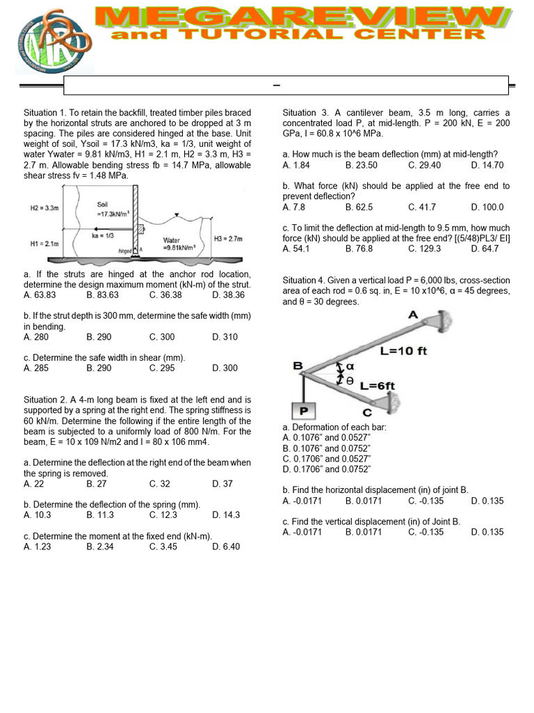 Refresher Module 08 - (S5) Basic Structural Engineering | PDF | Beam (Structure) | Bending