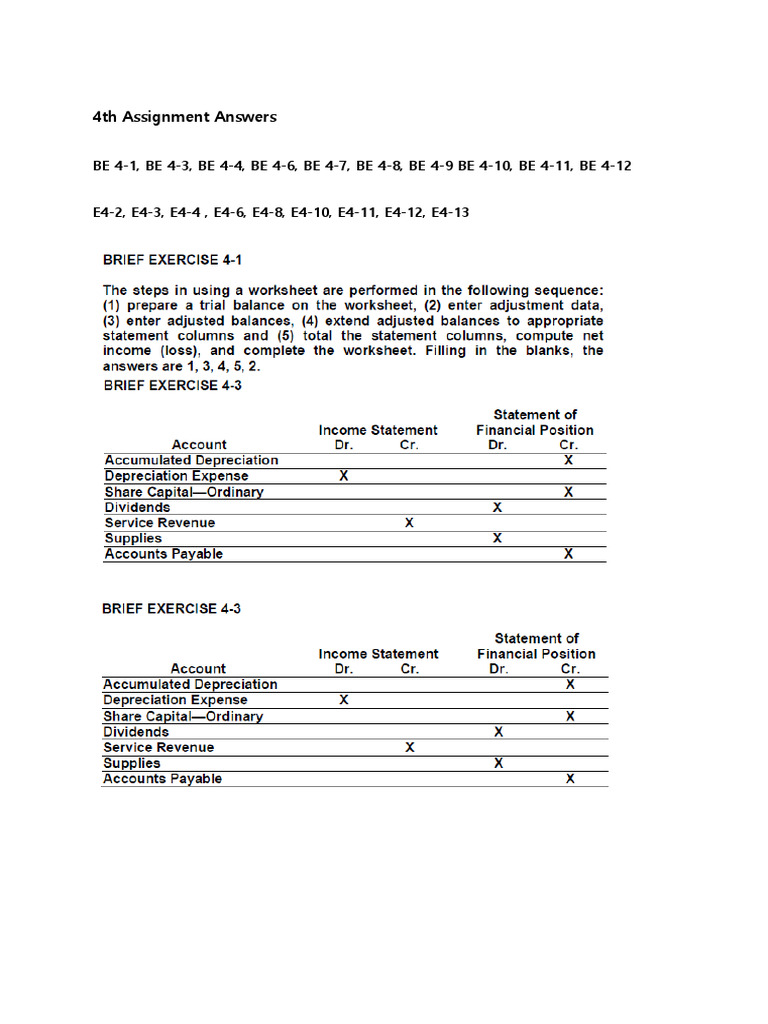 4th Assignment Answers-2023 | PDF