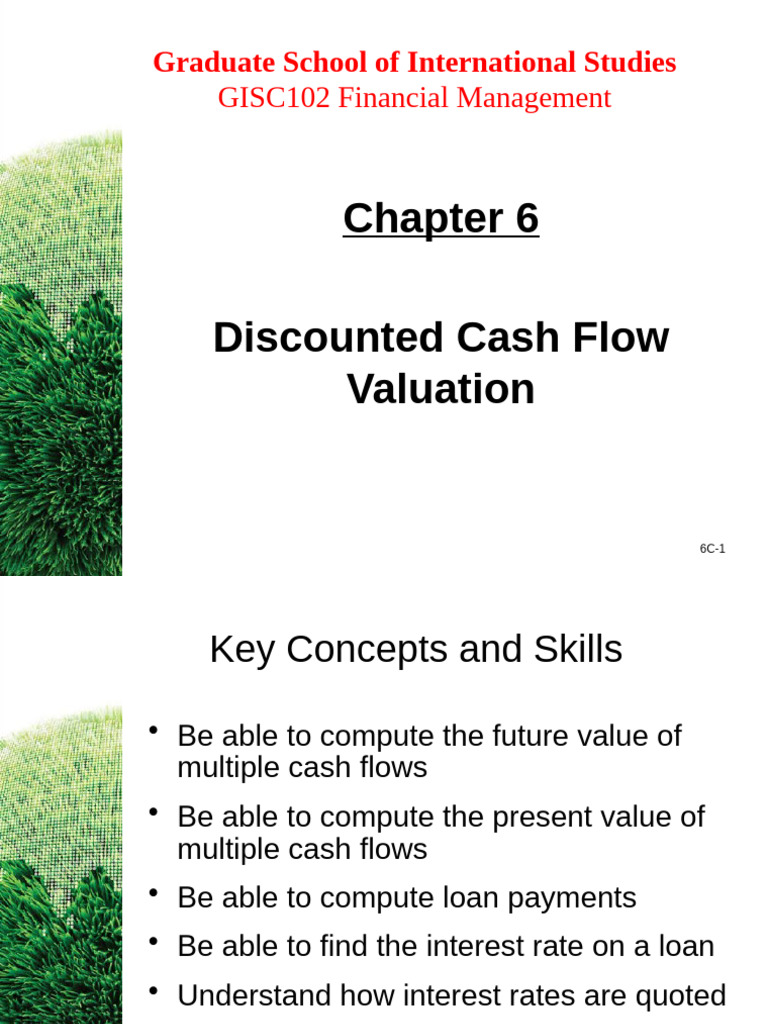 Ch6 - Discounted Cash Flow Valuation - Financial Management | PDF ...