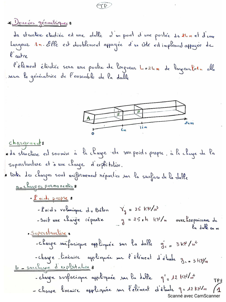 TP Béton Précontrainte | PDF