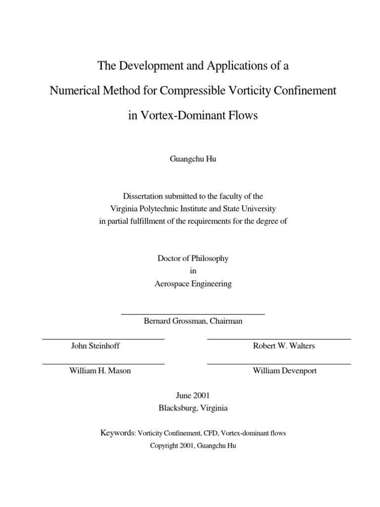 Guangchu Hu - The Development and Applications of A Numerical Method ...
