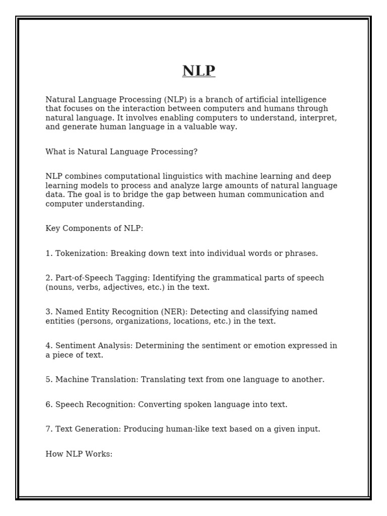 NLP | PDF | Computer Monitor | Hdmi