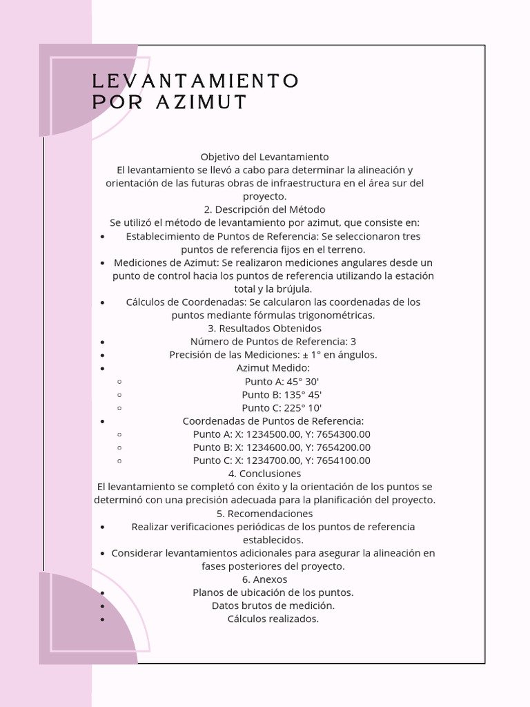 Levantamiento Por Azimut | PDF