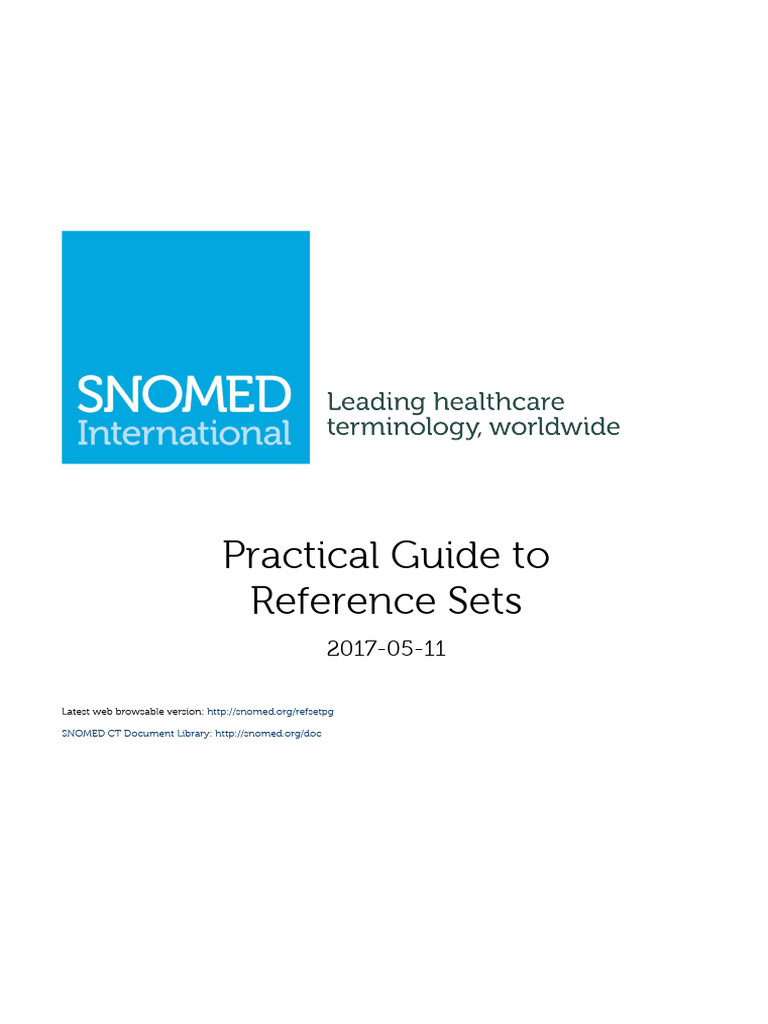 Practical Guide To Reference Sets | PDF | Definition | Information Science