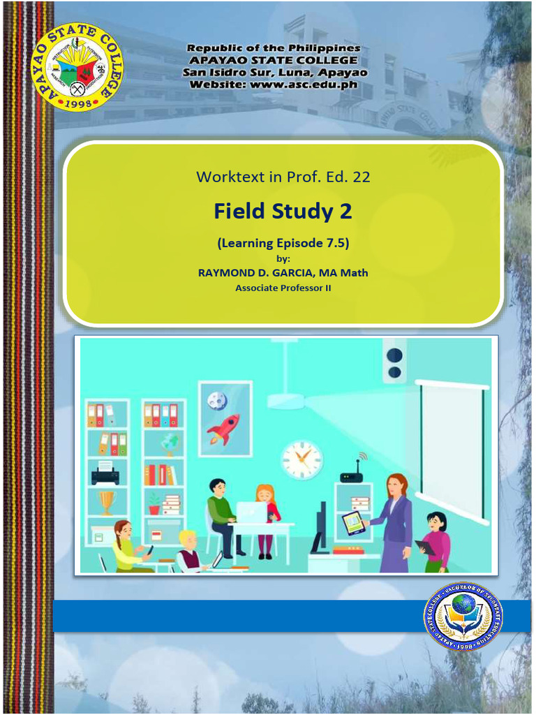 Prof. Ed. 22 Learning Episode 7.5 | PDF | Learning | Schools