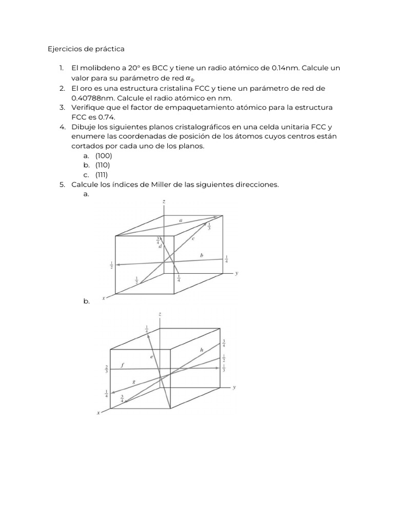 Ejercicios de Práctica | PDF
