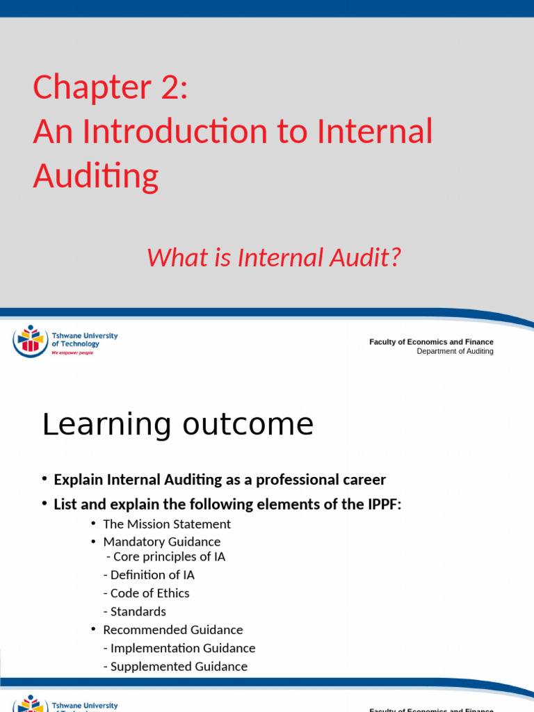 Introduction to Internal Auditing | PDF | Internal Audit | Audit