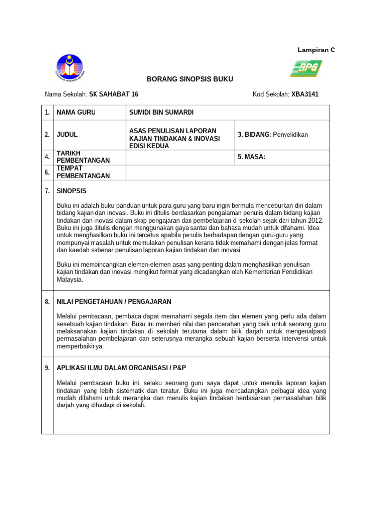 Sinopsis Buku 5 | PDF