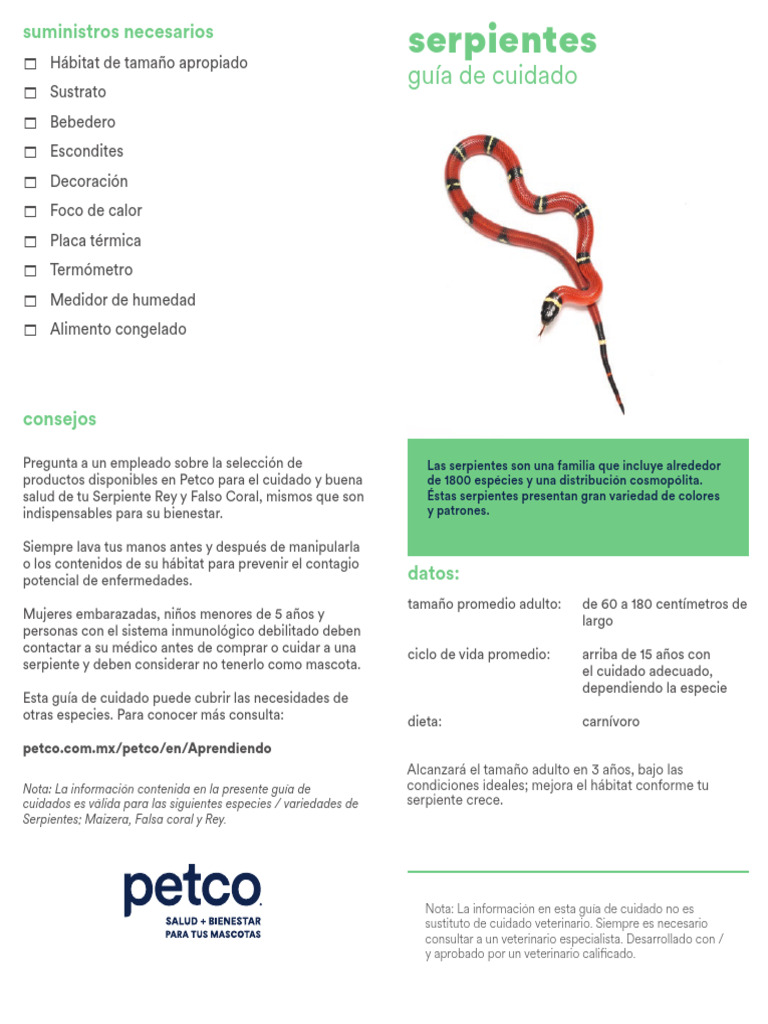 Serpientes | PDF | Dieta | Habitat
