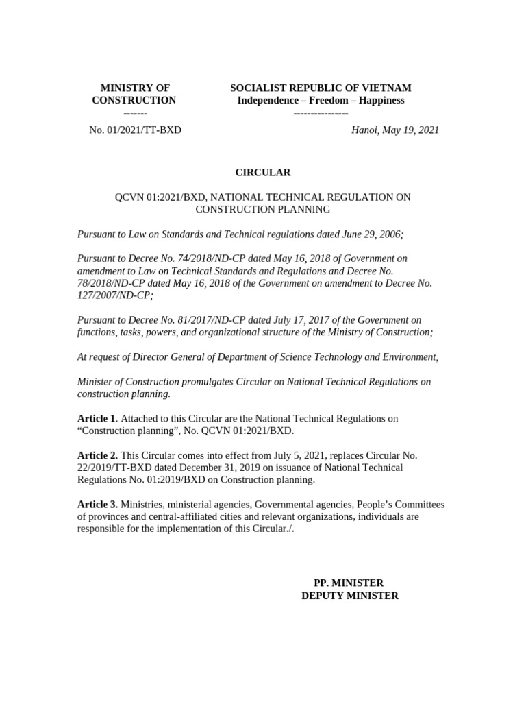 01 2021 TT-BXD 488637 Engflish | PDF | Infrastructure | Building