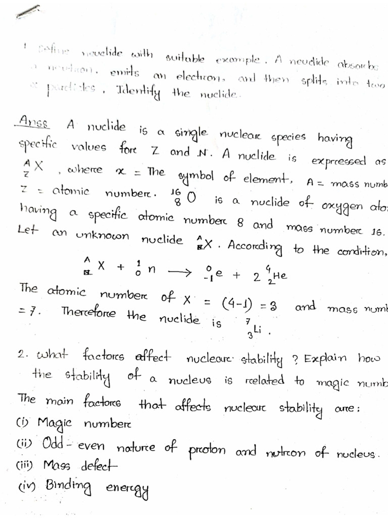 Nuclear Chemistry | PDF