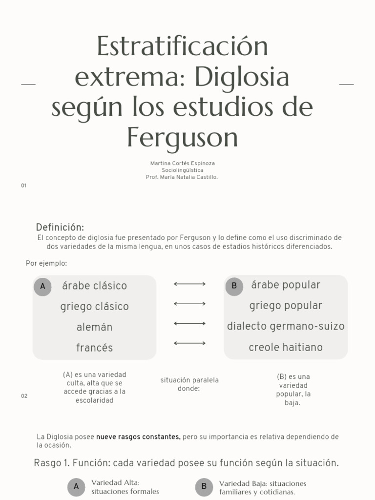 Diglosia | PDF | Arábica | Idiomas