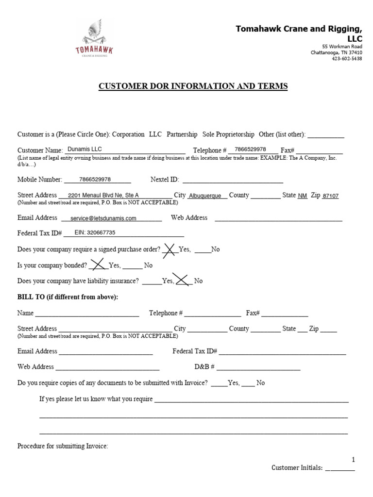 Credit App - Tomahawk DOR Application and Agreement | PDF | Credit Card | Cheque