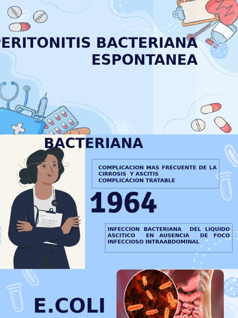 Peritonitis Bacteriana Espontanea | PDF | Causas de la muerte ...