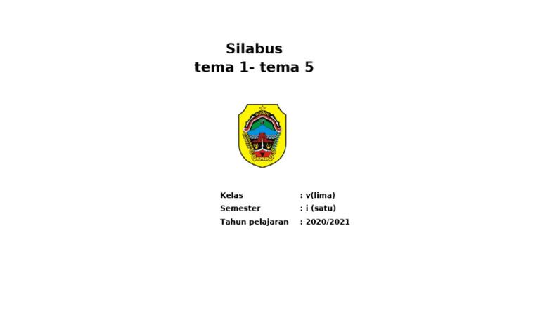 Cover Silabus | PDF