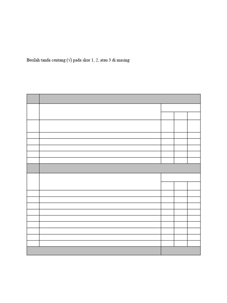Asmen - Lembar Penilaian DPL | PDF