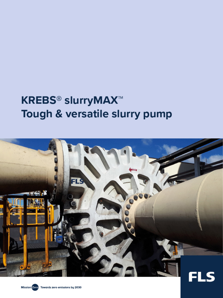 KREBS slurryMAX Pump Brochure EN | PDF | Pump | Bearing (Mechanical)