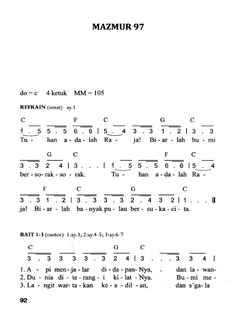 Mazmur 97 | PDF