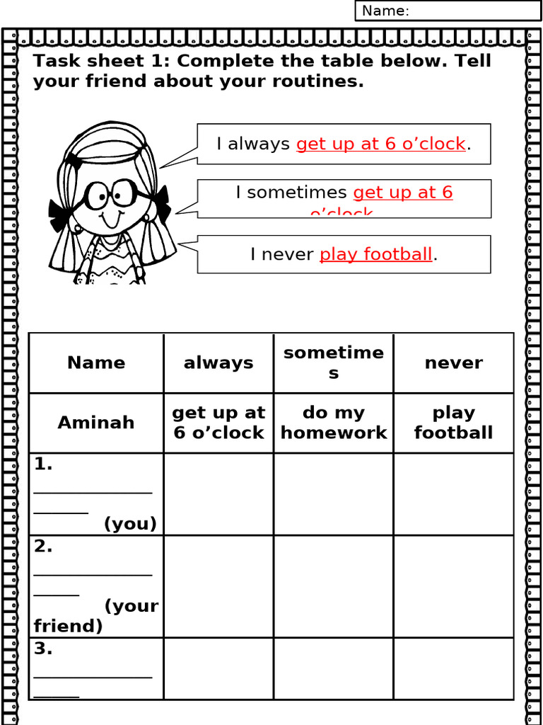 Worksheet Only | PDF