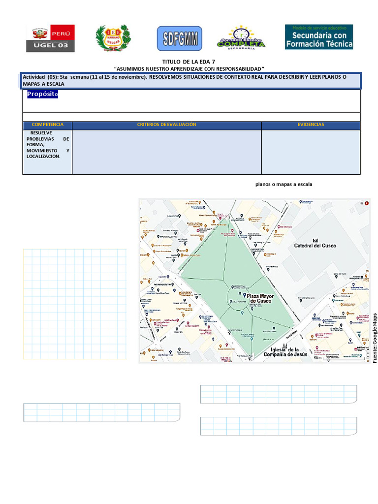 Exp - Aprend. (7) Act. (05) .Mat (C3) - 2do. 2024. Semana 5.mapas y ...