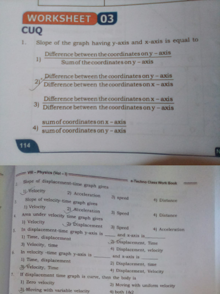 Kinematics ws3 | PDF | Velocity | Acceleration