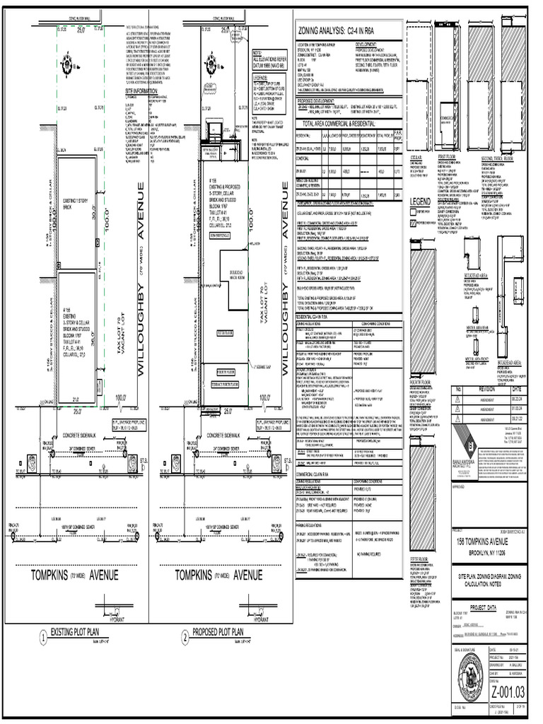 156 Tompkins Av - Amend#1,2,3.10.28.24. | PDF | Urban Planning