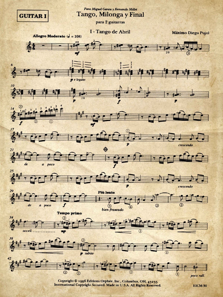 Tango, Milonga y Final | PDF