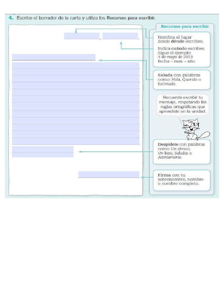 Escritura de Una Carta | PDF