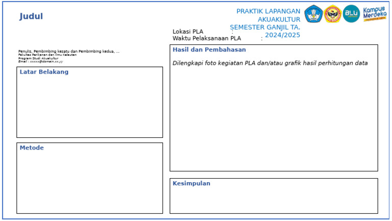 Template Poster PLA 2024 | PDF