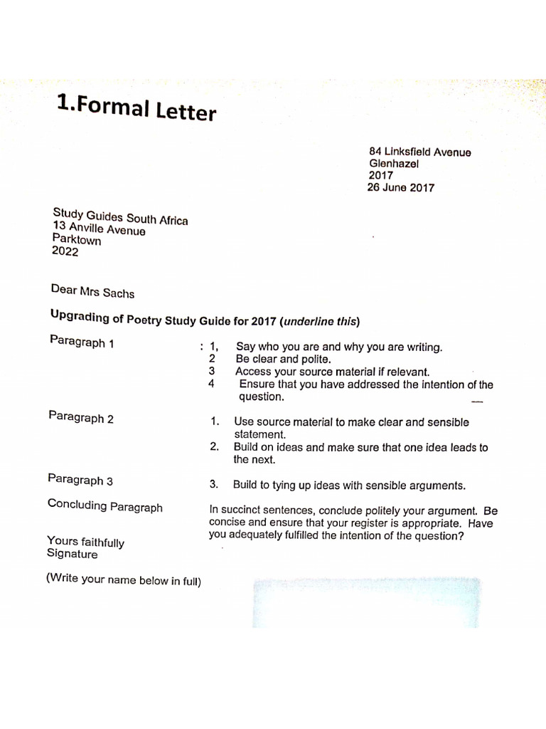 English Transactional Writing | PDF