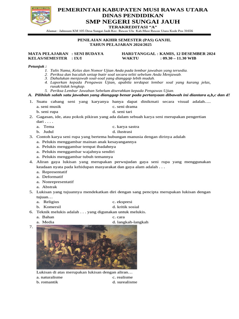 Seni Budaya Kelas 9 | PDF