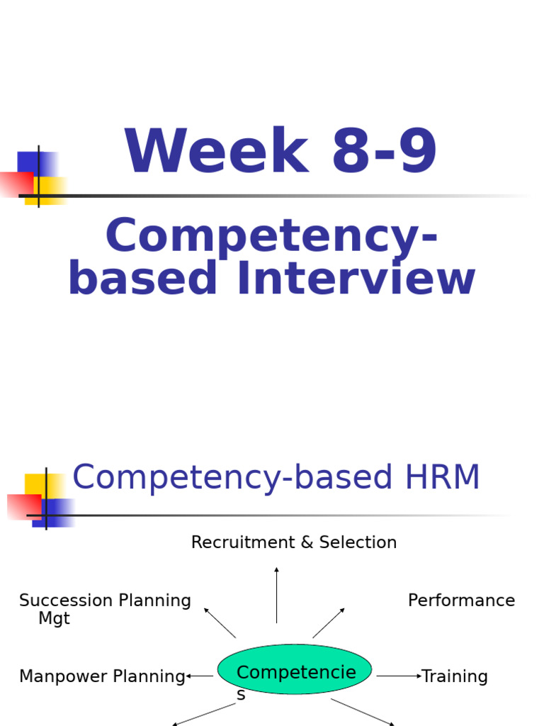 Week 8-9 Competency+Interviewing | PDF | Job Interview | Psychology