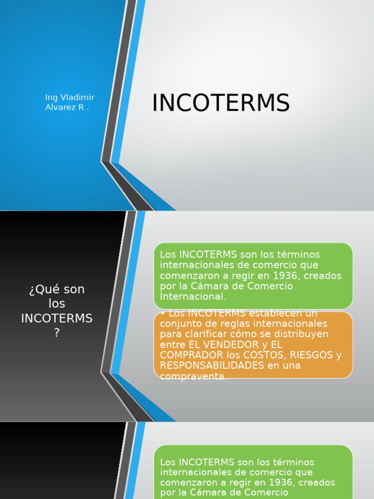 INCOTERMS | PDF | Comercio | Business