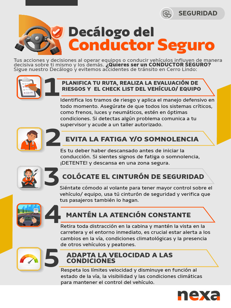 Decalogo 1 | PDF | Seguridad vial | Transporte de tierra