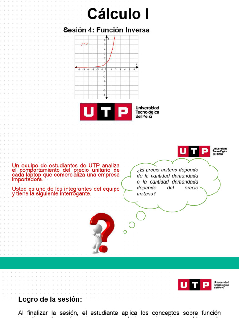 Sesion 4 - Funcion Inversa | PDF | Función (Matemáticas)