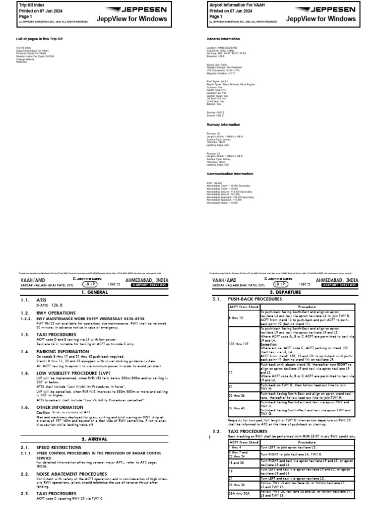 VAAH | PDF | Runway | Airport