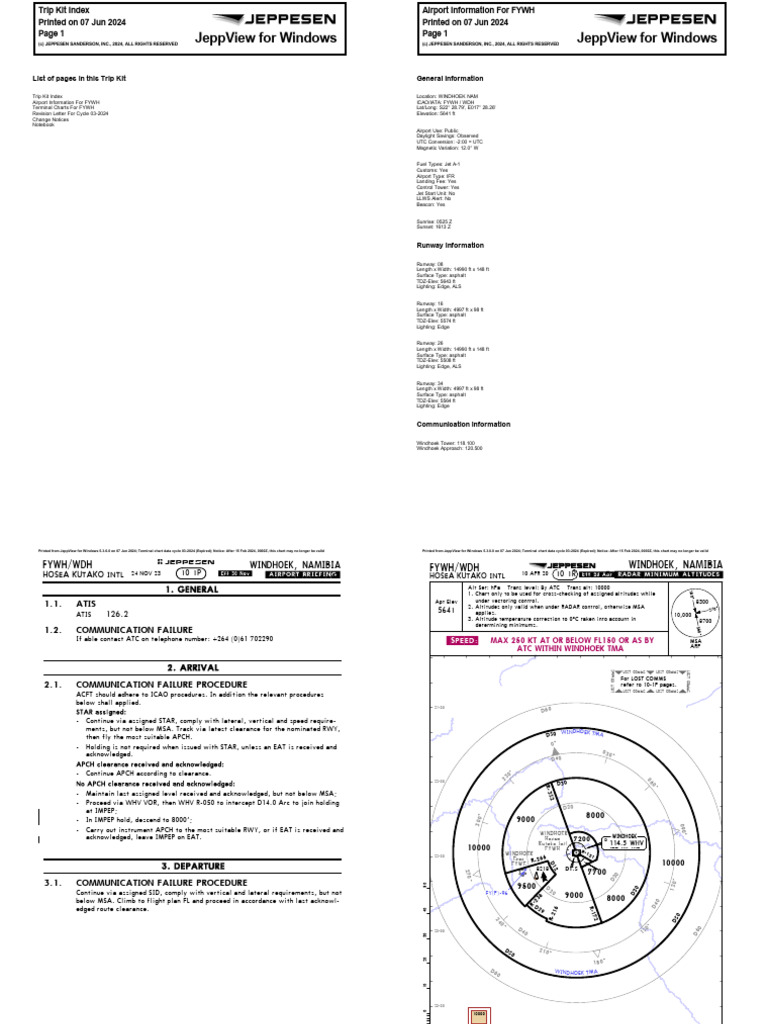 FYWH | PDF | Runway | Air Traffic Control