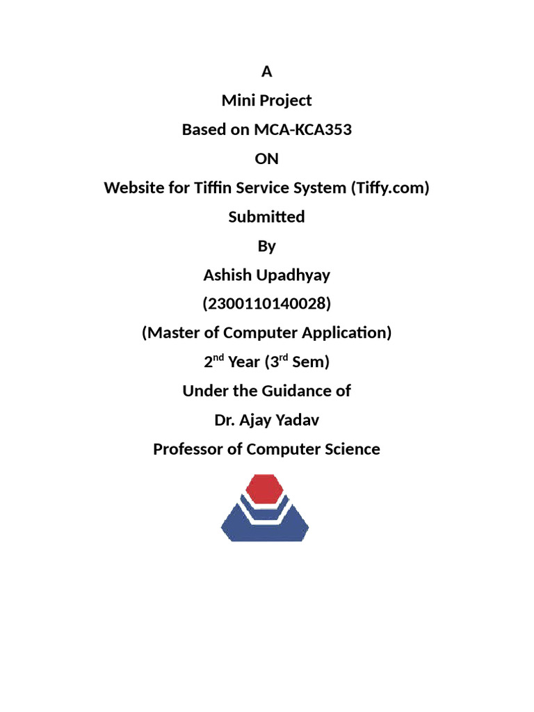 Tiffy.com: Custom Tiffin Service Analysis | PDF | Software Testing ...