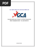 Hướng dẫn cài VGCA Sign Service | PDF