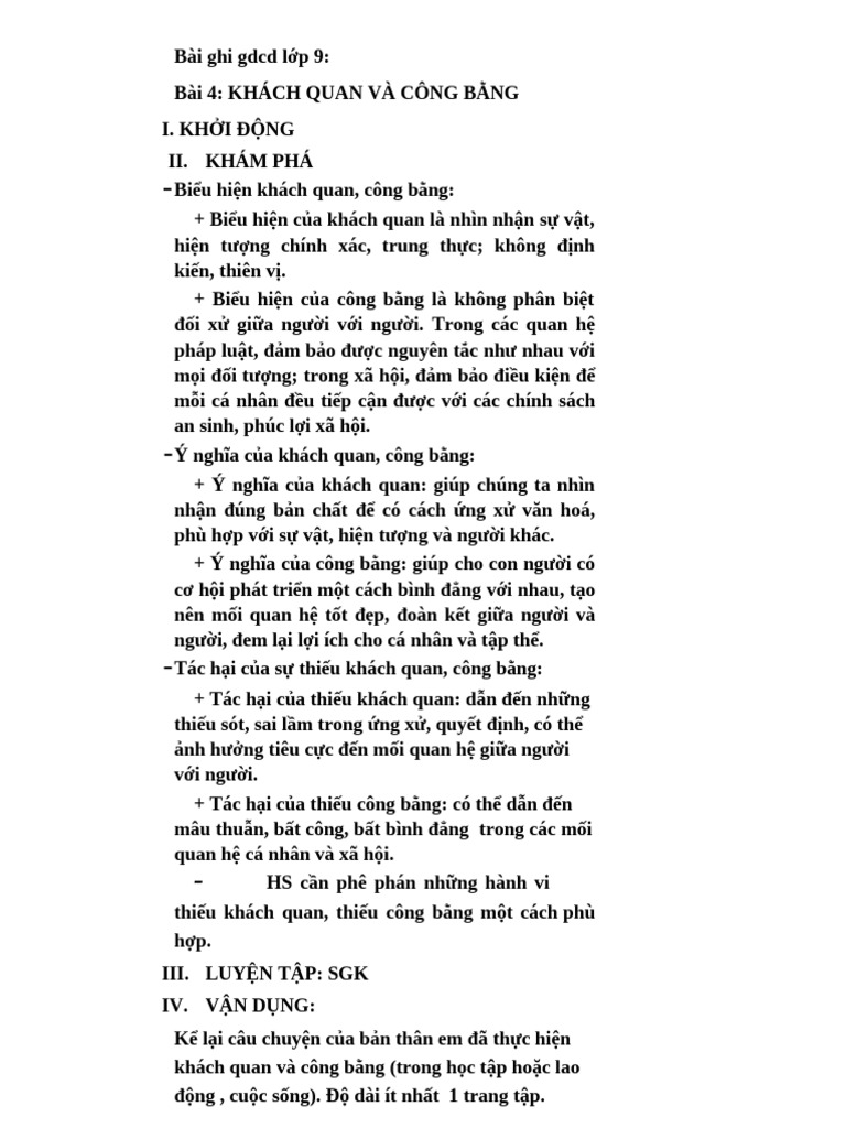 Bài Ghi GDCD L P 9 Ngay 15.11 | PDF