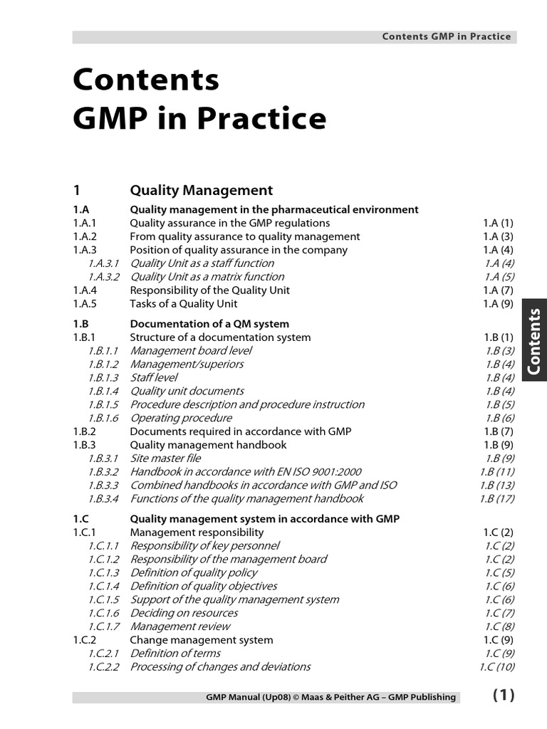 GMP Manual PracticeIVZ Bearbeitet | PDF | Verification And Validation