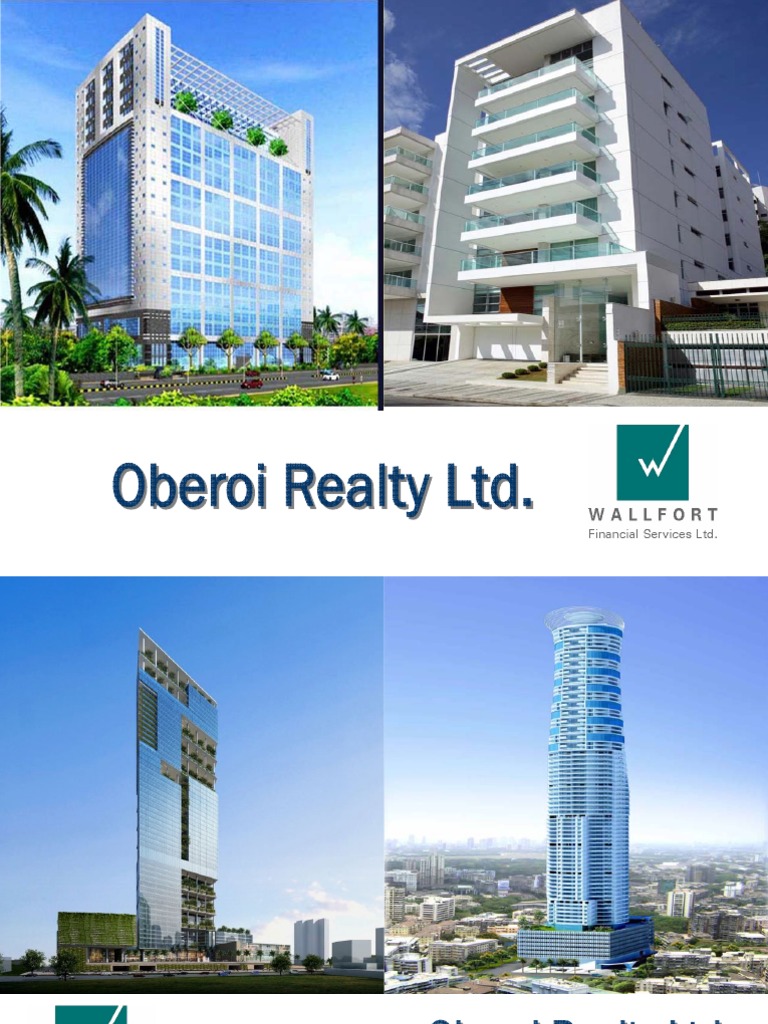 Oberoi Realty Initiation Report | PDF | Revenue | Mergers And Acquisitions