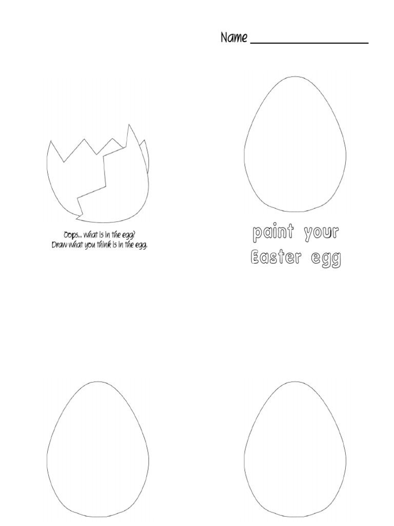 Easter Egg Painting Activities | PDF