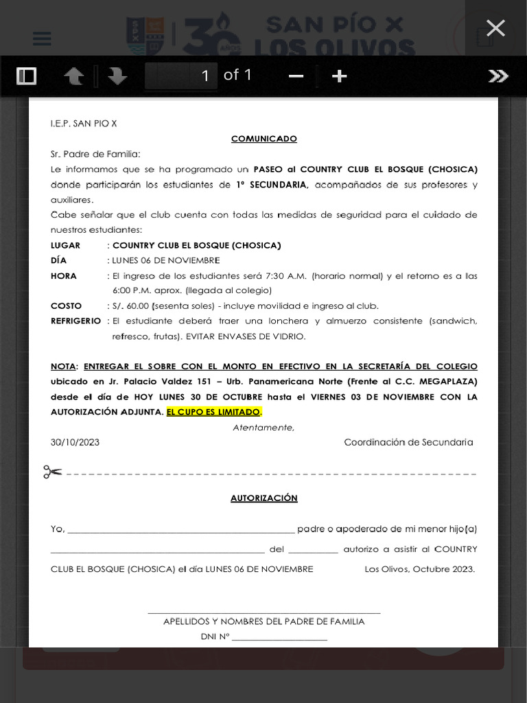 CUBICOL Intranet - SAN PIO X | PDF