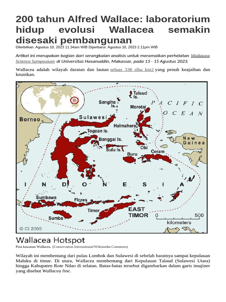 200 Tahun Alfred Wallace | PDF