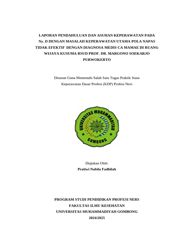 LP WIKU 1 Askep Fix | PDF