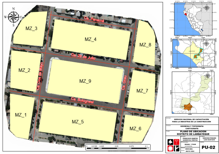 Plano de Ubicación Lambayeque 2024 | PDF | Geodesia | Tecnología geográfica